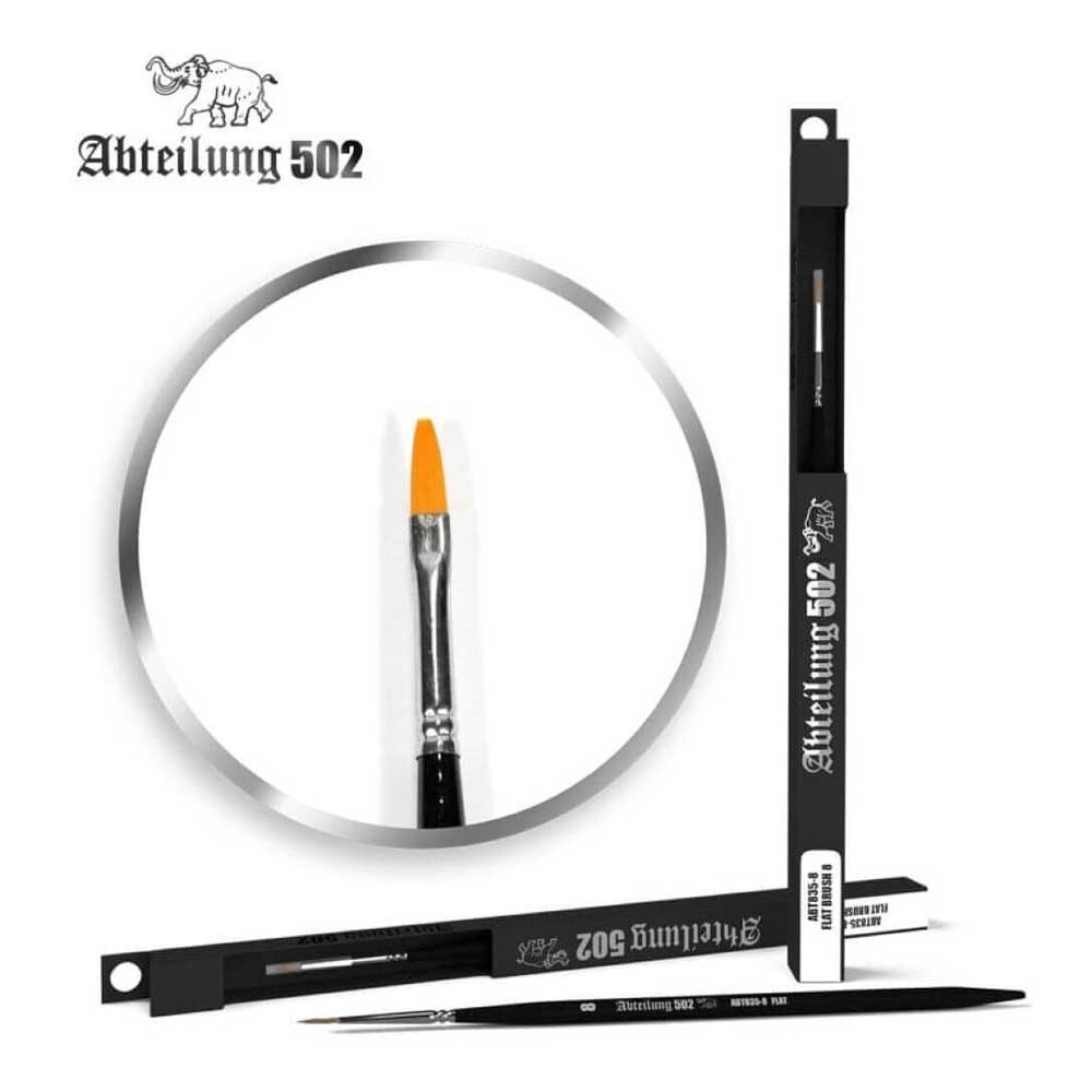 Abteilung 502 Deluxe Synthetic Brush: Flat Brush 8