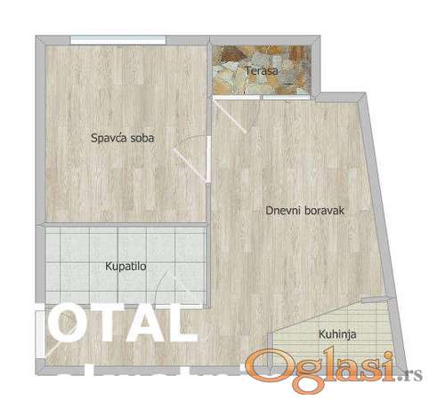 Stan NOVI SAD,PODBARA - 42 m2 130200 €, ID: 1101535