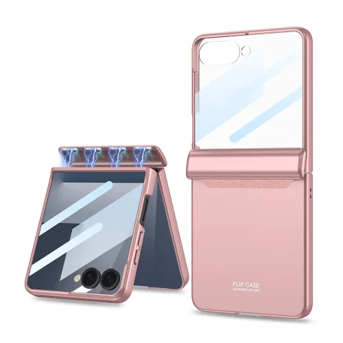 Futrola - maska SMOOTH LINE za Samsung F751B Galaxy Z Flip 7 5G roze (GKK case) (MS)