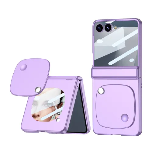 Futrola - maska MIRROR CASE za Samsung F751B Galaxy Z Flip 7 5G ljubicasta (GKK case) (MS)