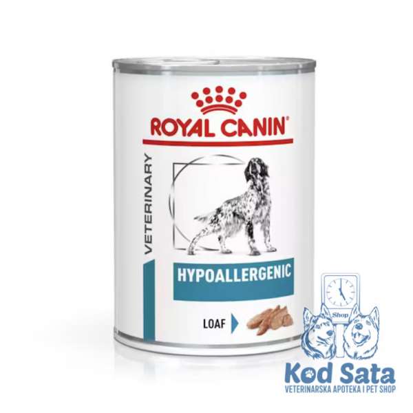 Royal Canin Hypoallergenic, Za Pse Sa intolerancijom Na Hranu, 410g