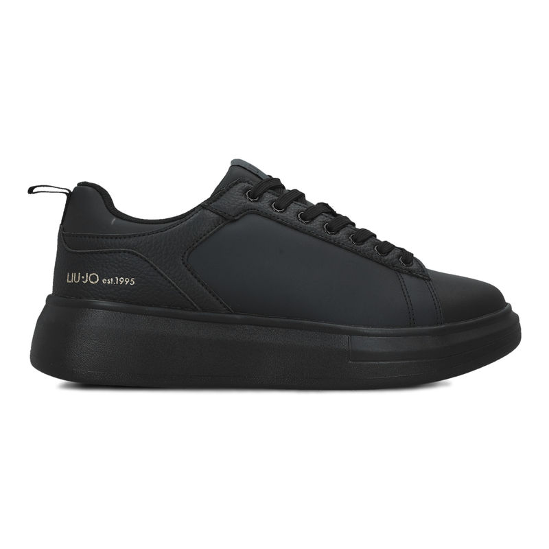 Muške patike Liu Jo Big 05 - sneaker calf leather/tumbled black
