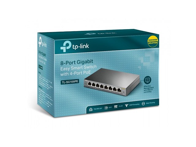 Switch TP Link TL-SG108PE 8-port 1010010004PoEMetal