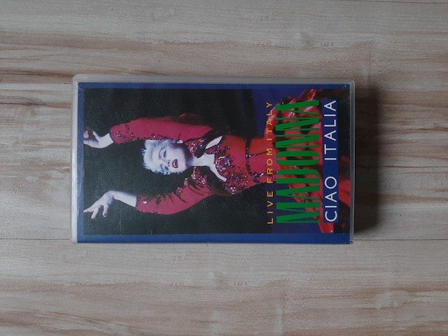 Madonna: Ciao Italia! – Live from Italy VHS Original