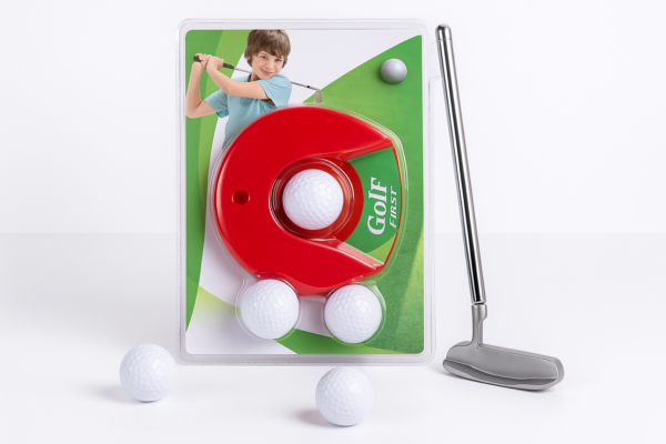 Golf Set sa Crvenim Paterom i Loptama