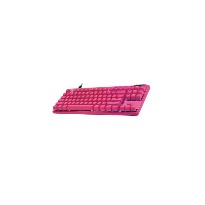 Logitech G PRO X TKL Rapid Gaming Keyboard, Pink, US