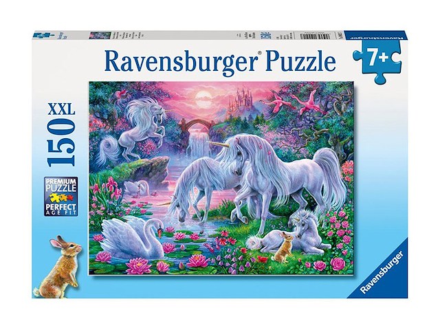 Ravensburger puzzle - XXL - Jednorozi - Unicorns At Sunset 150 delova RA10021