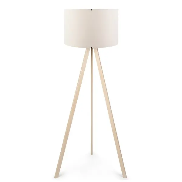 Opviq Podna lampa cream oak