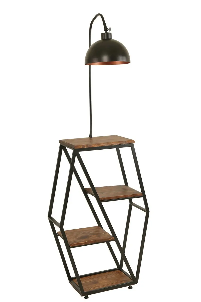 Opviq Podna lampa Sembol Retro 3 534LUN4127, Crna