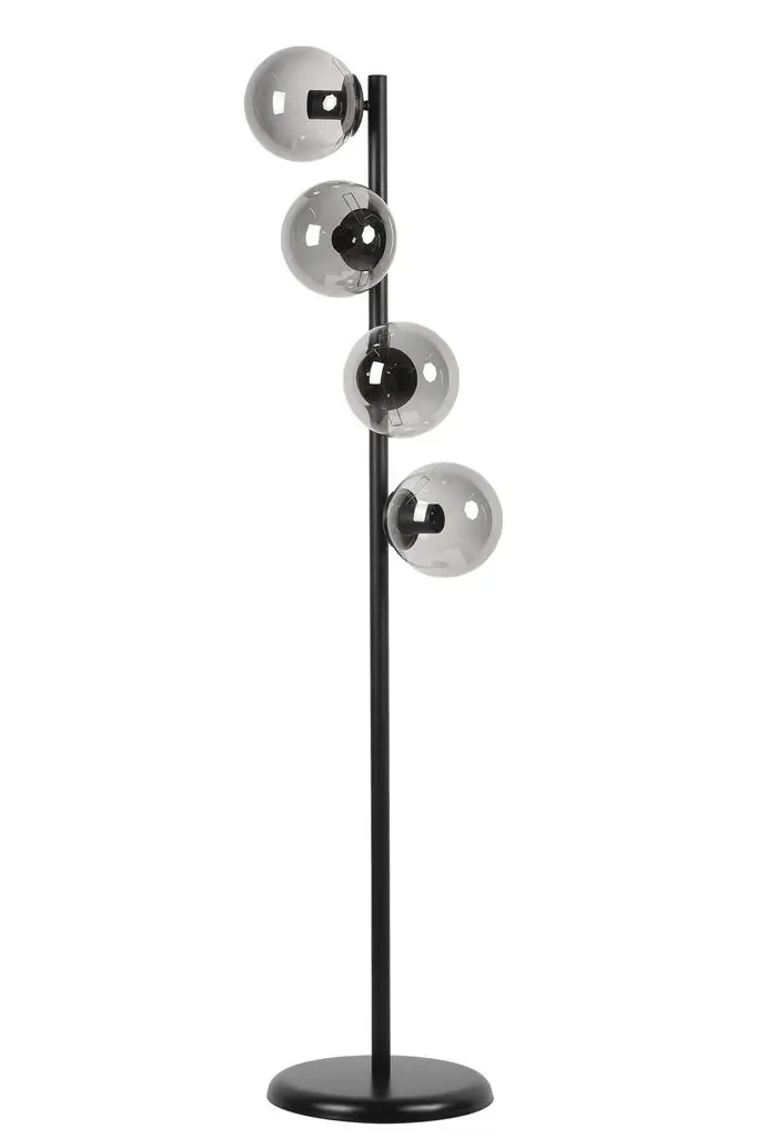 Opviq Podna lampa Simay, 137 cm, E27, Crna
