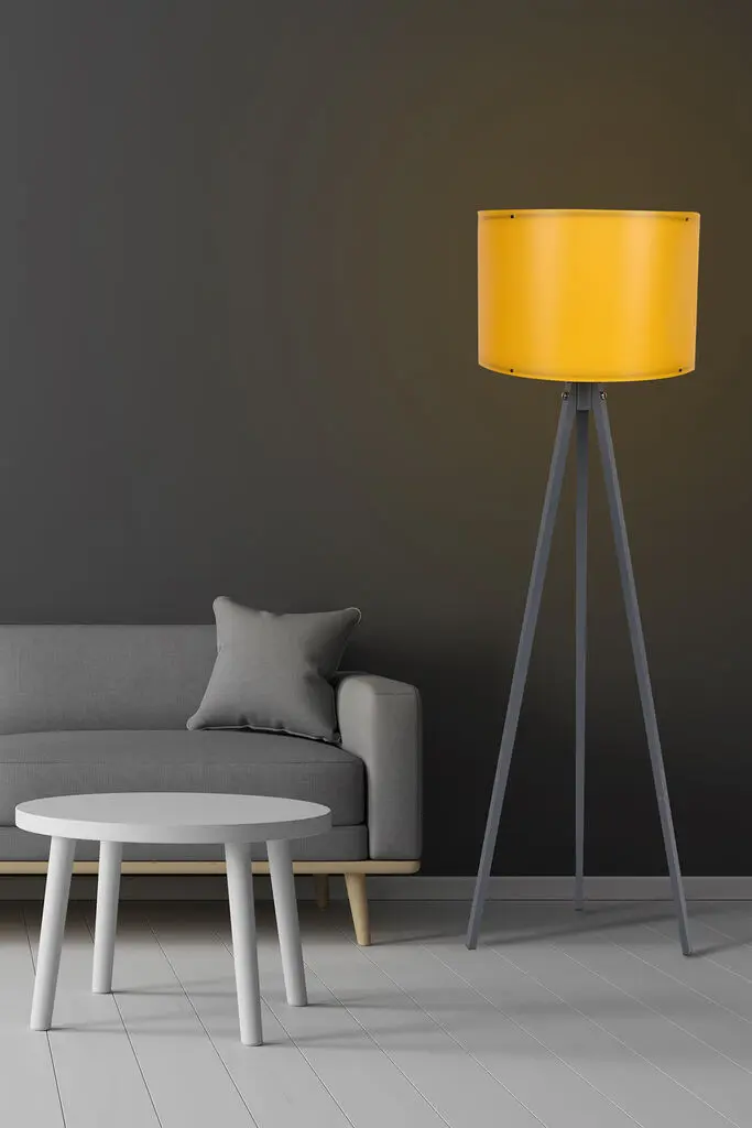 Opviq Podna lampa 110, 145 cm, E27, Žuta