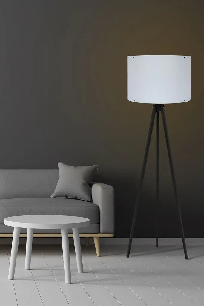 Opviq Podna lampa 129, 145 cm, E27, Bela