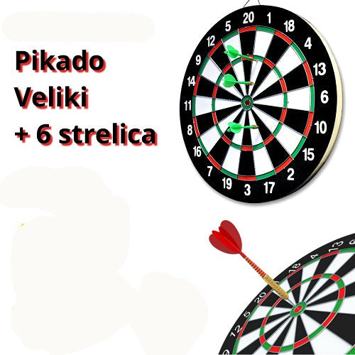 original veliki i mali Pikado + 6 Strelica