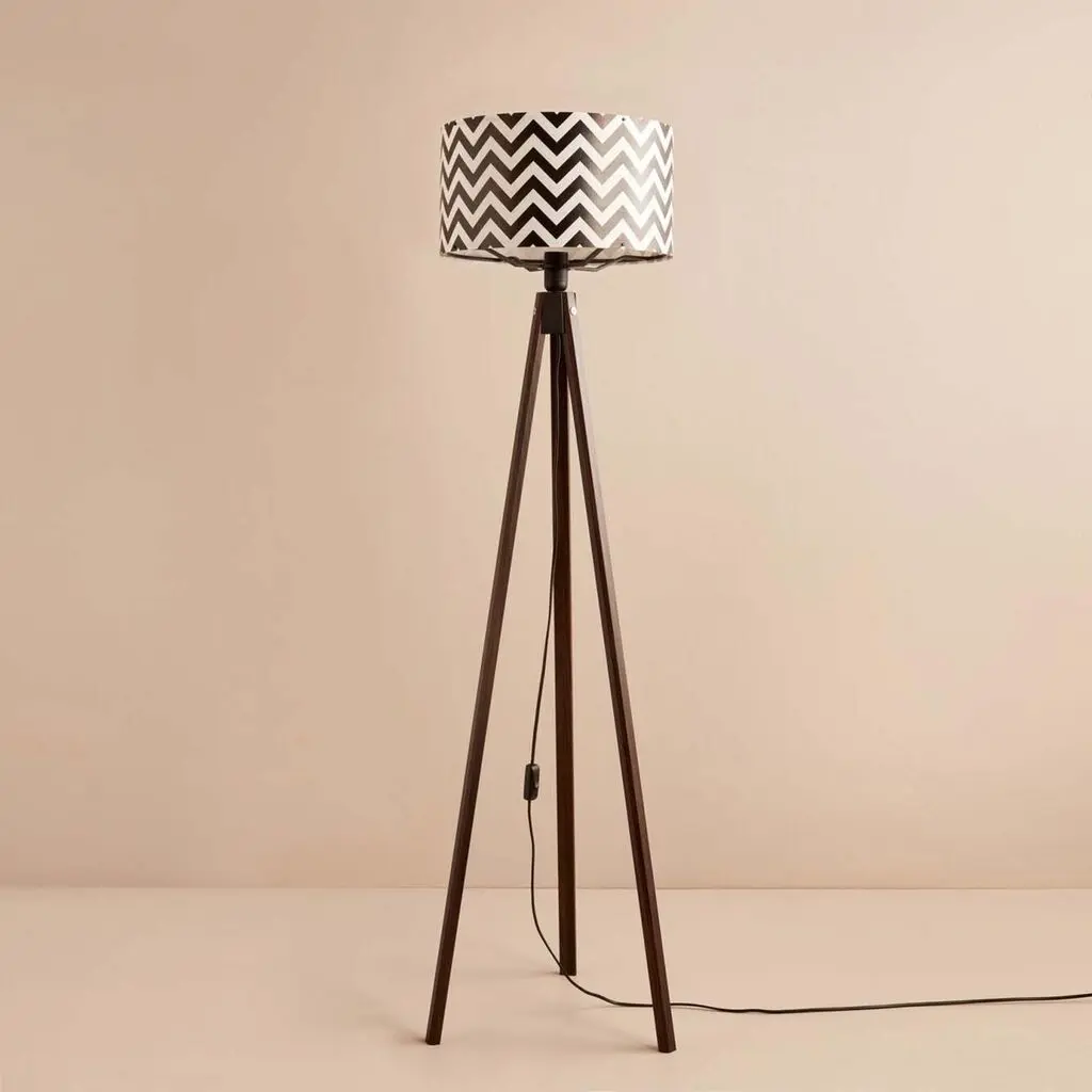 Opviq AYD 3462 Podna lampa, Crno-Bela