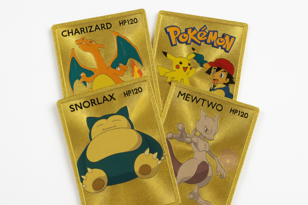 Pokemon Zlatne Holografske Karte – Premium Kolekcija Ash i Pikachu