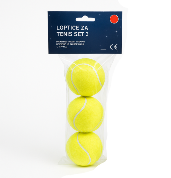 Tenis Lopte Set sa Zlatnim Peharima – Sportski Set