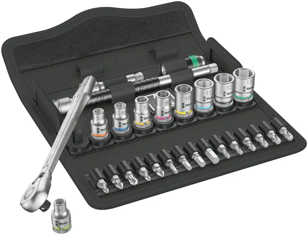 WERA Zyklop metalni set gedora 1/4" metrički 28/1 05004018001