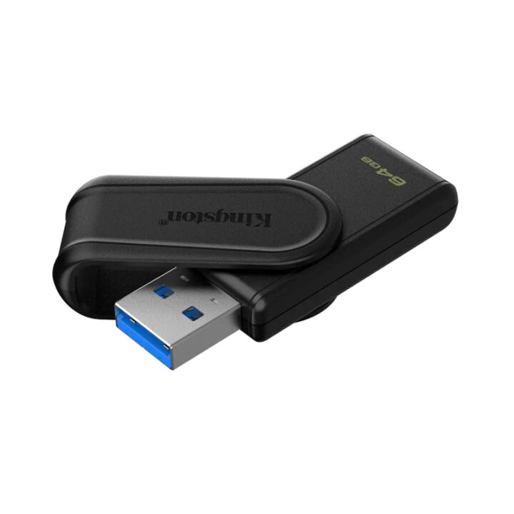USB FLASH MEMORIJA KINGSTON DATA TRAVELER EXODIA 64GB 3.2 DTXS CRNA