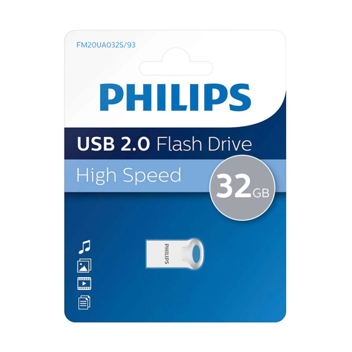 USB FLASH MEMORIJA PHILIPS 2.0 32GB SINGLE PORT (FLP FM20UA032S/93)
