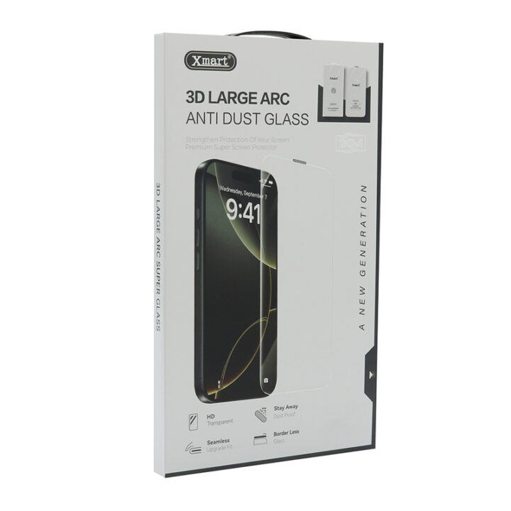 FOLIJA ZA ZASTITU EKRANA GLASS X-MART ARC CLEAR ZA IPHONE 16 PRO MAX (6.9)