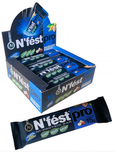 N-fest protein bar hazelnut 50g (12/1)