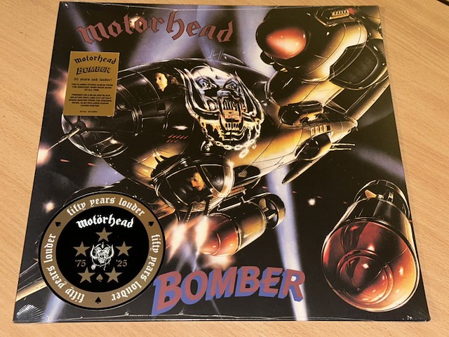 Motorhead – Bomber (LP, Blue And Black Splatter), NOVO!