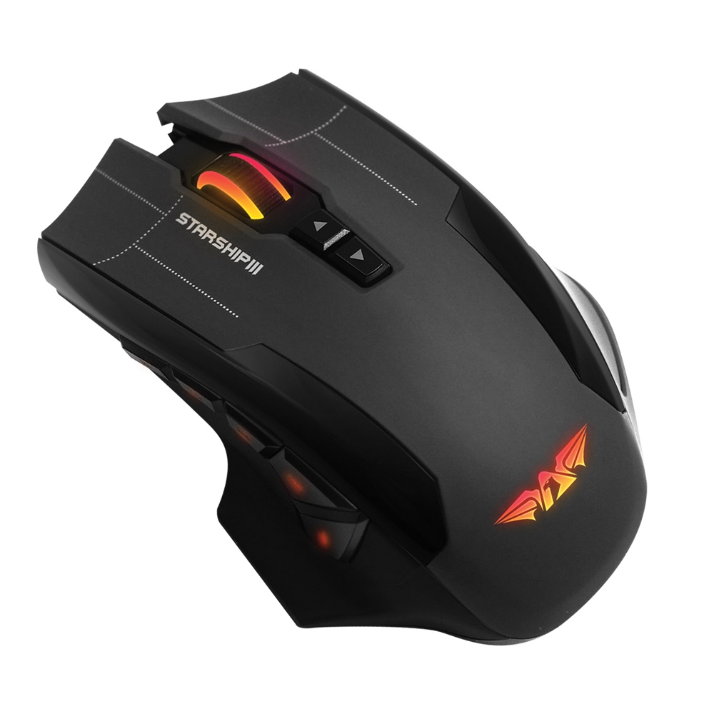 ARMAGGEDDON Starship III RGB NRO-5 Laser USB Gaming Mouse