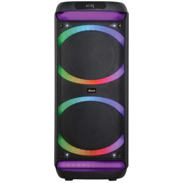 Xwave Party 1022 Bluetooth zvučnik TWS/100W/FM/USB/TF/AUX/2 x 10"/LED RGB color