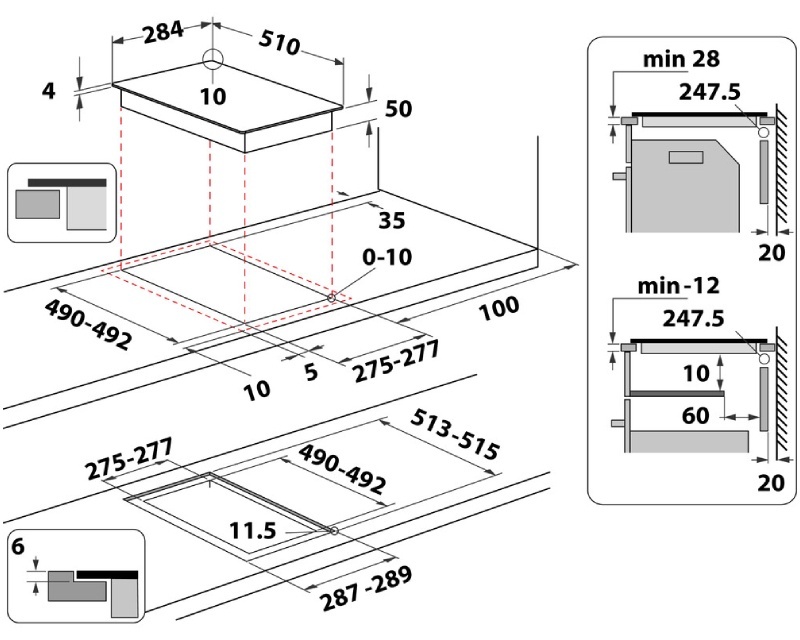 WHIRLPOOL WS Q0530 NE indukciona ugradna ploča