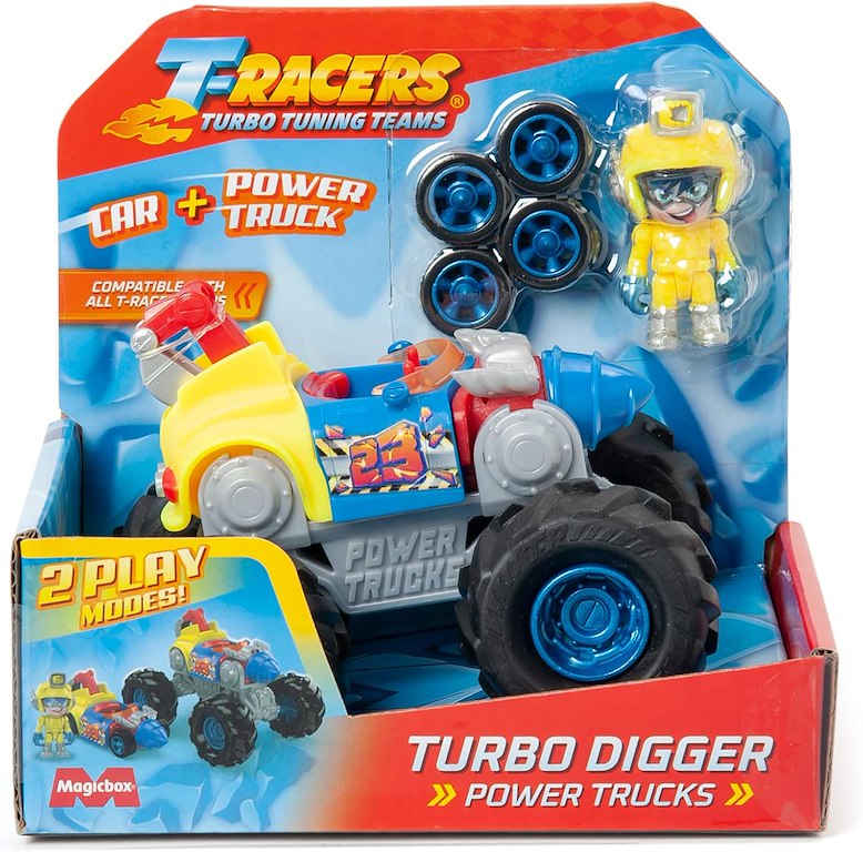 T-Racers Turbo Truck – Turbo Digger 2-u-1