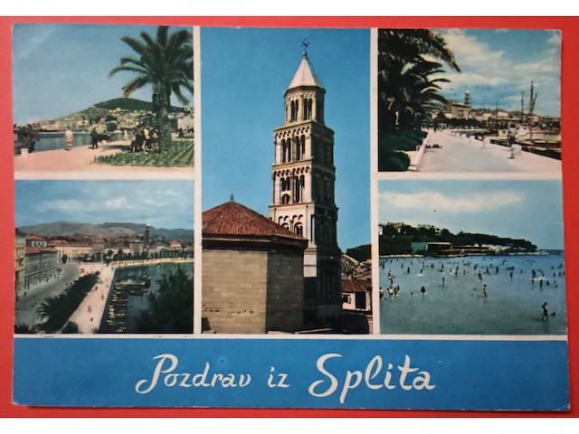 SPLIT -STARA RAZGLEDNICA (čista)