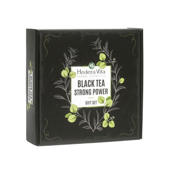 Hedera Vita poklon set Black Tea Strong Power