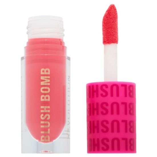 Revolution Blush Bomb tečno rumenilo Savage Coral 4.6ml