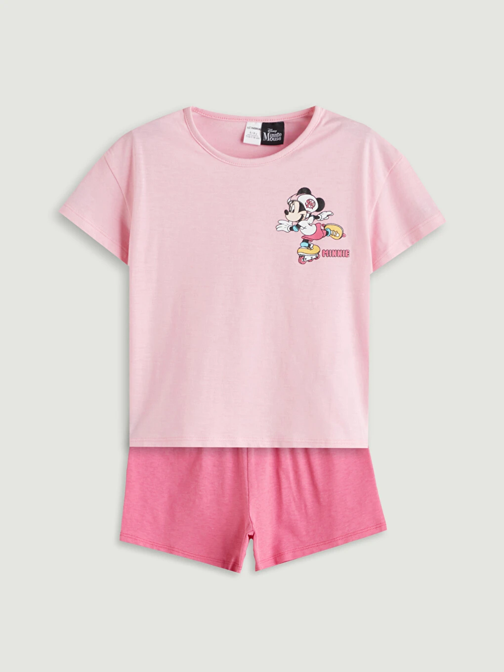 LCW Kids Mini Maus Štampana Dečja Majica I Šorts Komplet 2 Komada