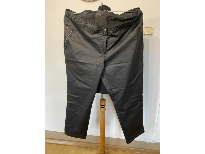 NOVEE*U TRENDU MODERNE PANTALONE -EKO KOZA***56=***