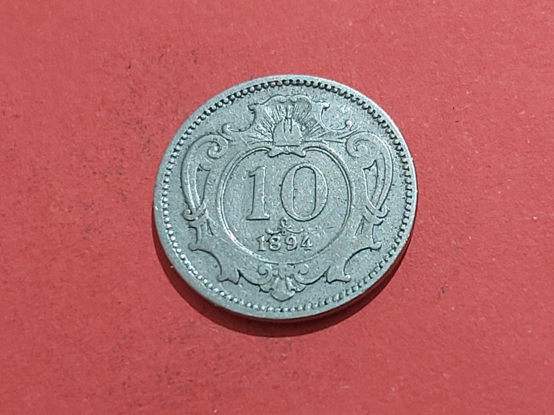 Austrija - 10 heller 1894 god
