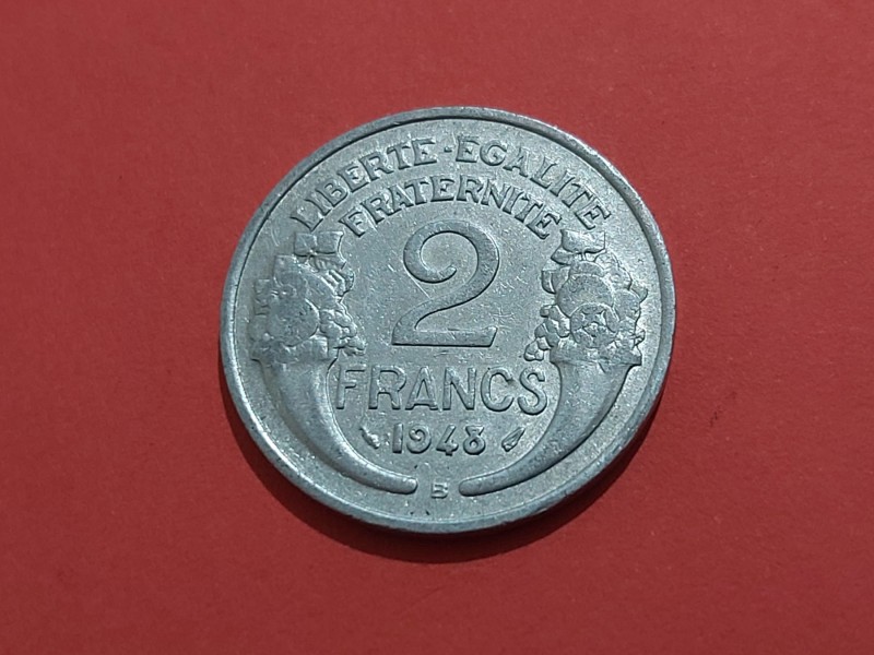 Francuska - 2 francs 1948 god