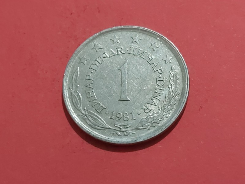SFRJ - 1 dinar 1981 god