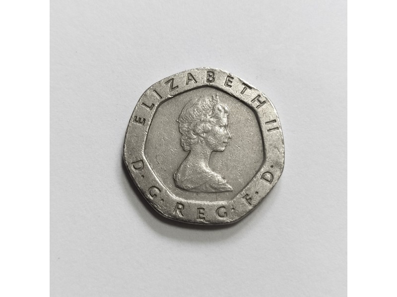 ** BRITANIJA - 20 PENCE 1982. **