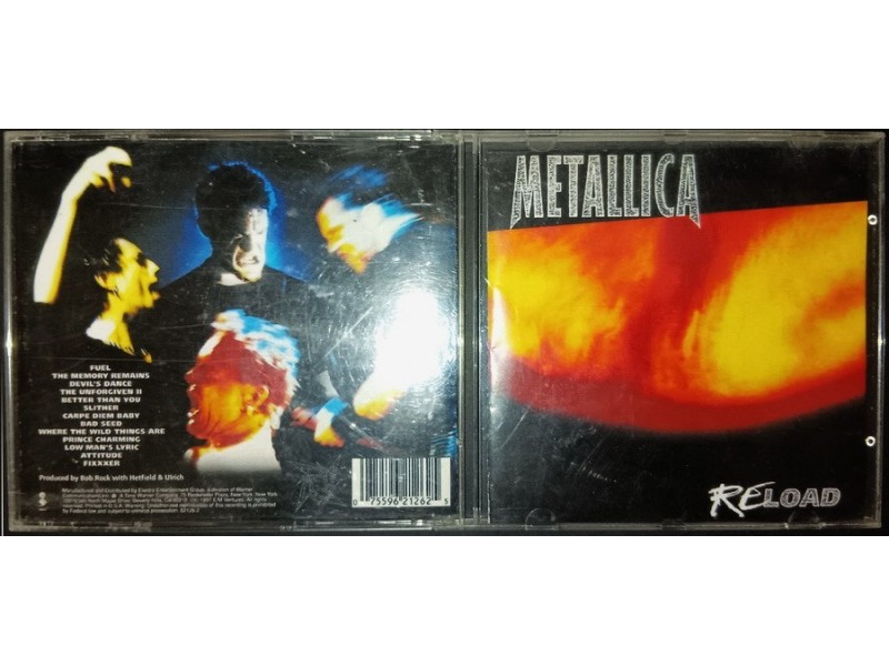 Metallica-Reload 1.Press Made in US CD (1997)