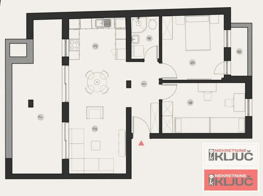 Prodaja, trosoban stan, 90m², Podbara, Novi Sad Sve Podlokacije