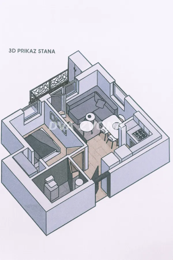 Prodaja, jednosoban stan, 36m², Adice, Novi Sad Sve Podlokacije