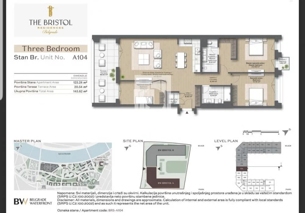 Prodaja, jednosoban stan, 146m², Savski Venac, Beograd