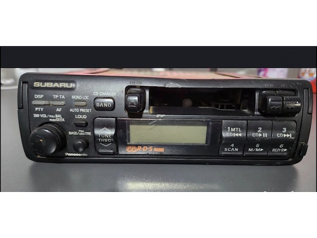 Auto radio kasetofon Panasonic Subaru