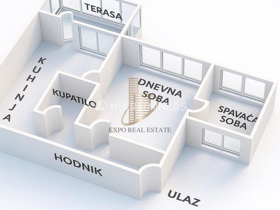 Arena- na prodaju odličan dvosoban stan