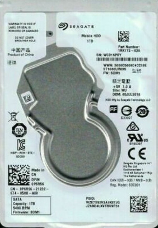 HDD 2.5 * 1TB ST1000VT001 SEAGATE 5400RPM 128MB SATA3 (3499)