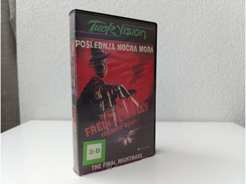FREDI - Poslednja nocna mora - 3D VHS - kultni horor