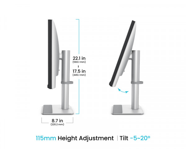 BENQ 27 inča MOBIUZ EX271 LED 4K Nano UHD 3840x2160 IPS monitor sivi