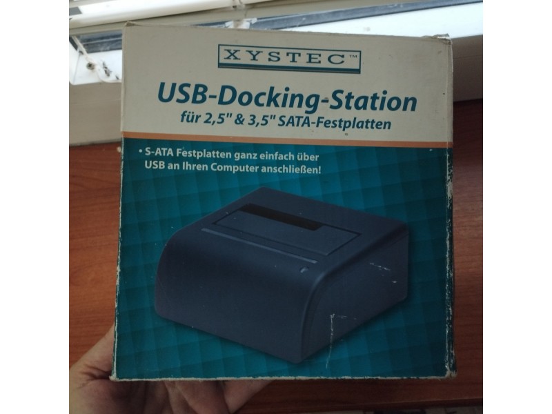 NOV USB DOCK ZA 2,5 I 3,5 SATA HDD SDD