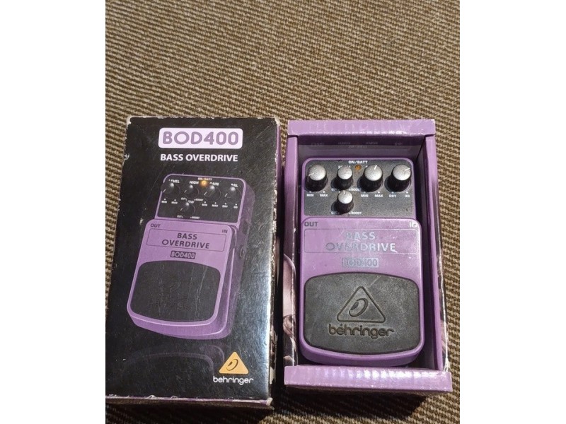 Bod400 Bass Overdrive pedala